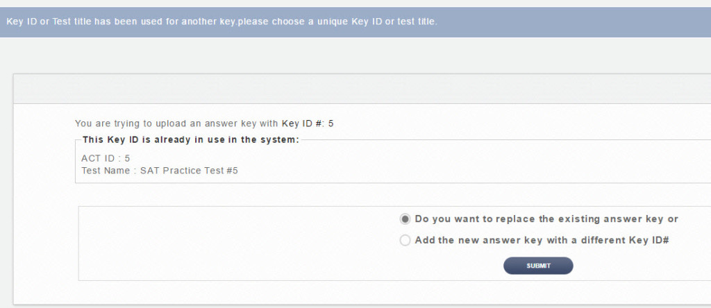 Keys for New CollegeBoard SATs Available – BubbleScan