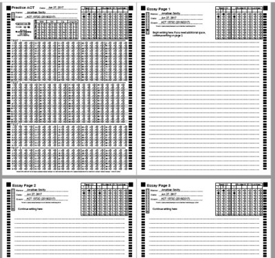 Pre-Print Bubblesheets – BubbleScan