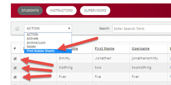 Pre-Print Bubblesheets – BubbleScan