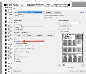 New Single Page PSAT Bubble Sheet – BubbleScan
