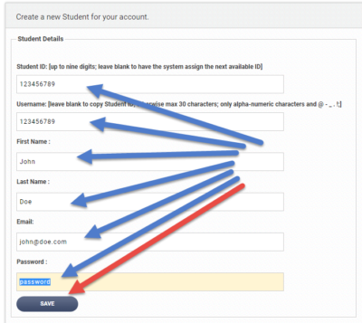 Creating Student Profiles – BubbleScan