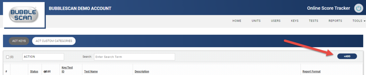Creating Local Answer Keys – BubbleScan