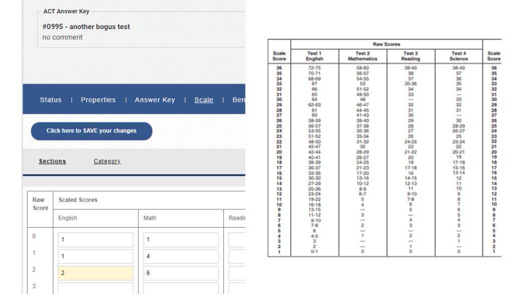 Creating Local Answer Keys – BubbleScan
